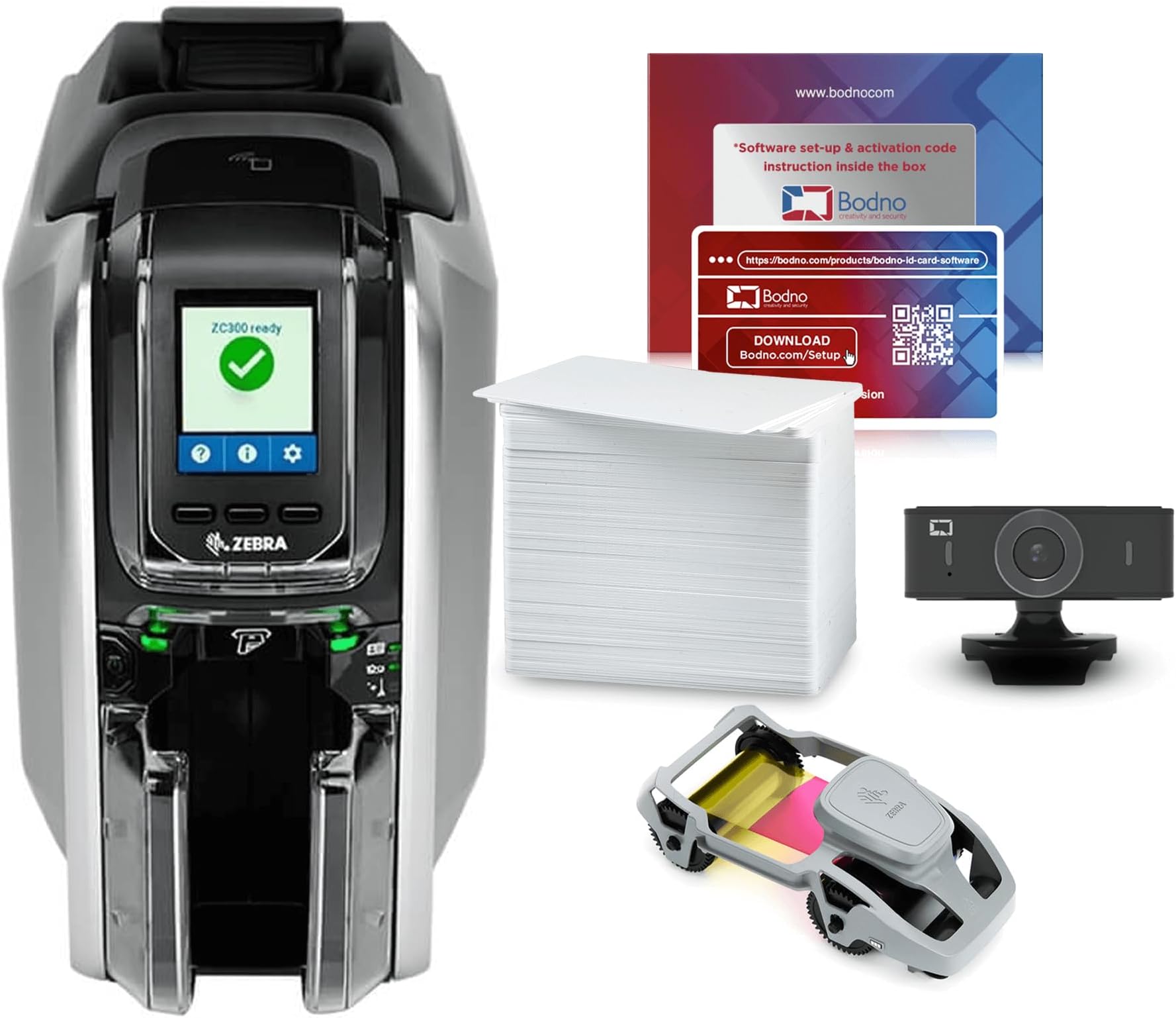 Amazon.com: Bodno Magicard Pronto ID Card Printer & Super Supplies ...