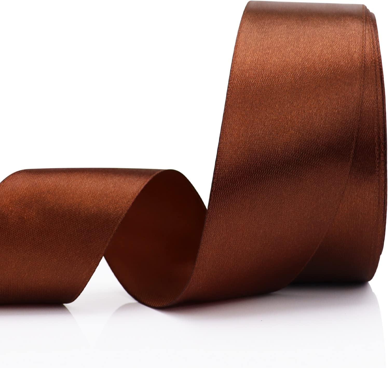 Amazon.com: Nsilu 1-1/2 inch, Brown Ribbon for Gift Wrapping 50 Yards ...