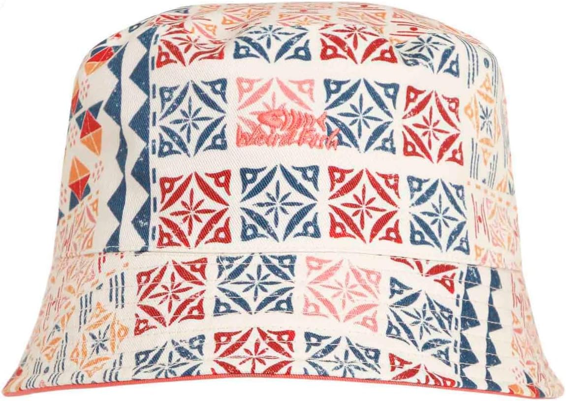 Weird Fish Hallin Reversible Bucket Hat Light Cream Size ONE : Amazon ...