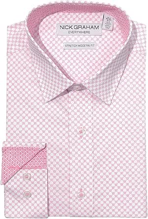 Amazon.com: Nick Graham Men's Modern Fit, Pink : Clothing, Shoes & Jewelry