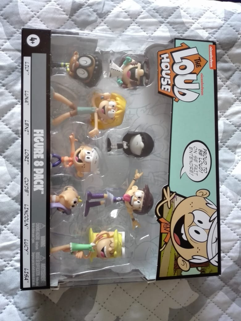 Amazon.com: The Loud House Figure 8 Pack - Lincoln, Clyde, Lori, Lily ...