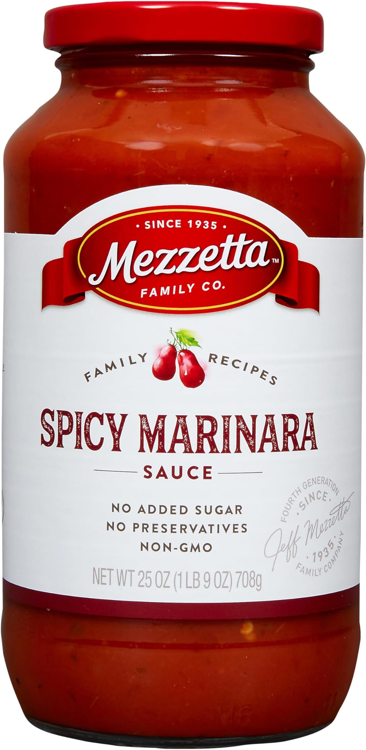 Amazon.com : Mezzetta Marinara Sauce, Spicy, 25 Ounce : Grocery ...