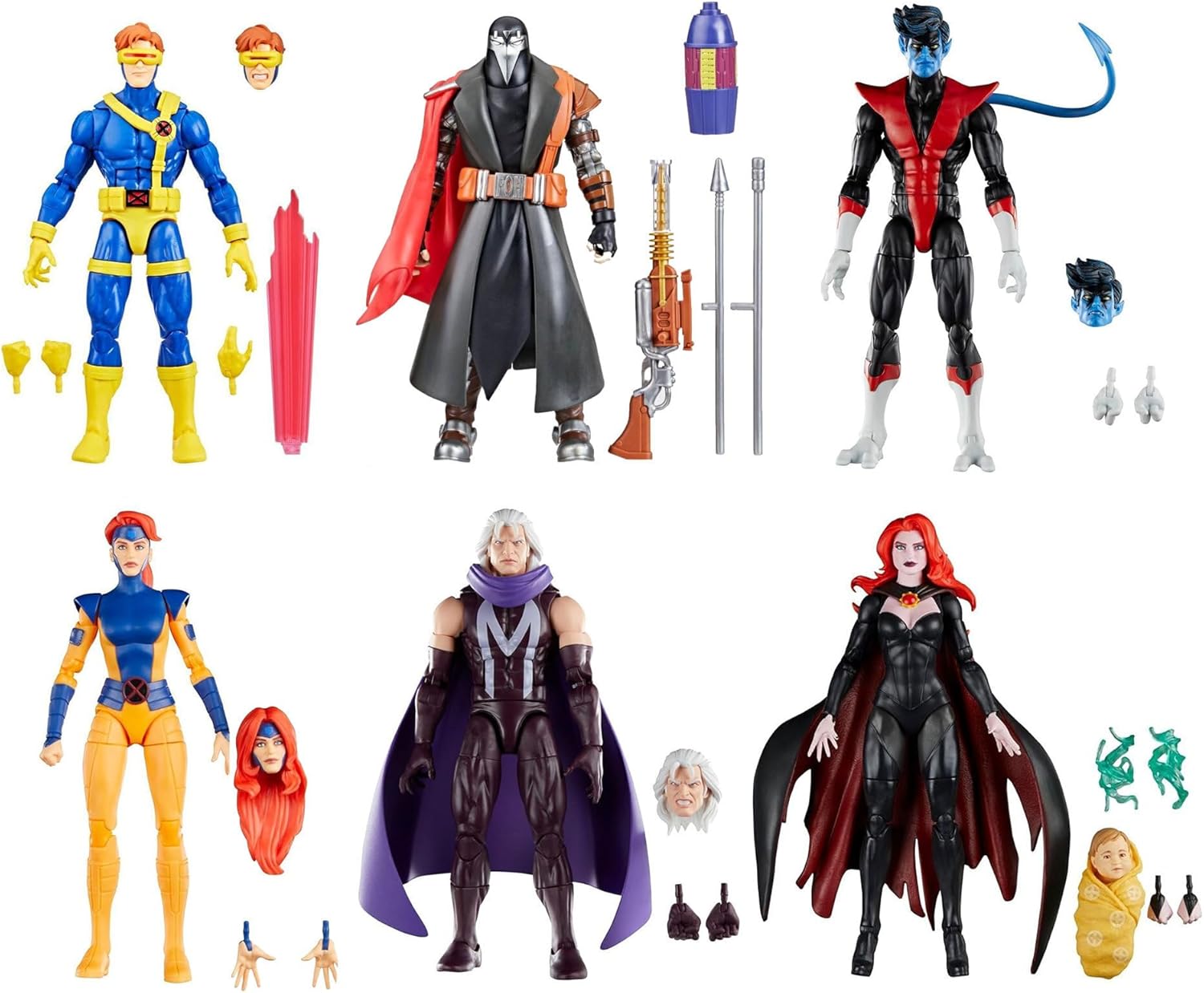 Amazon.com: Marvel Legends Series : X-Men 97 Collectible 6-pack Action ...