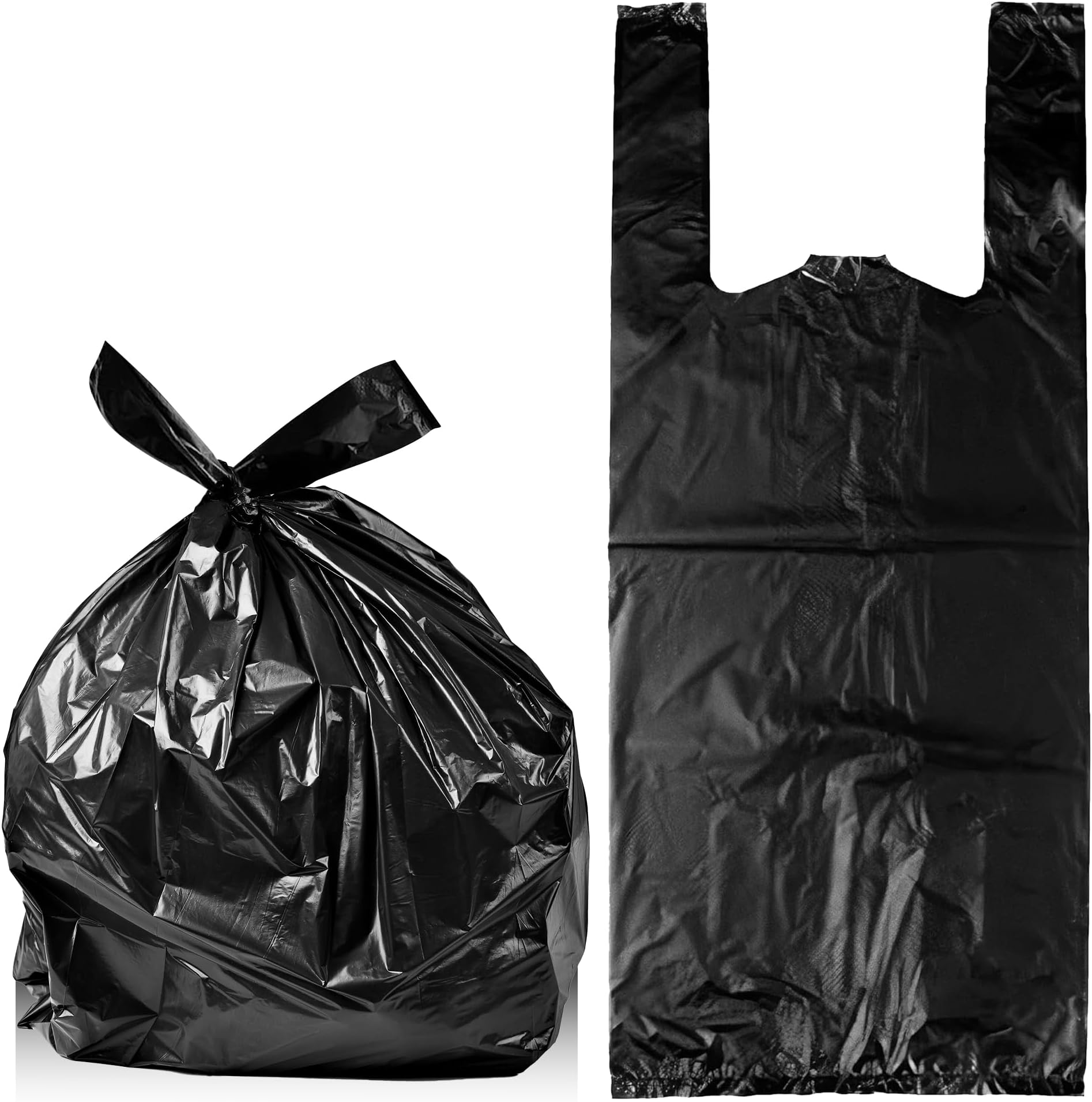 100 Pack Adult Nappy Bags | Large Black Adult Nappy Sacks, Strong ...