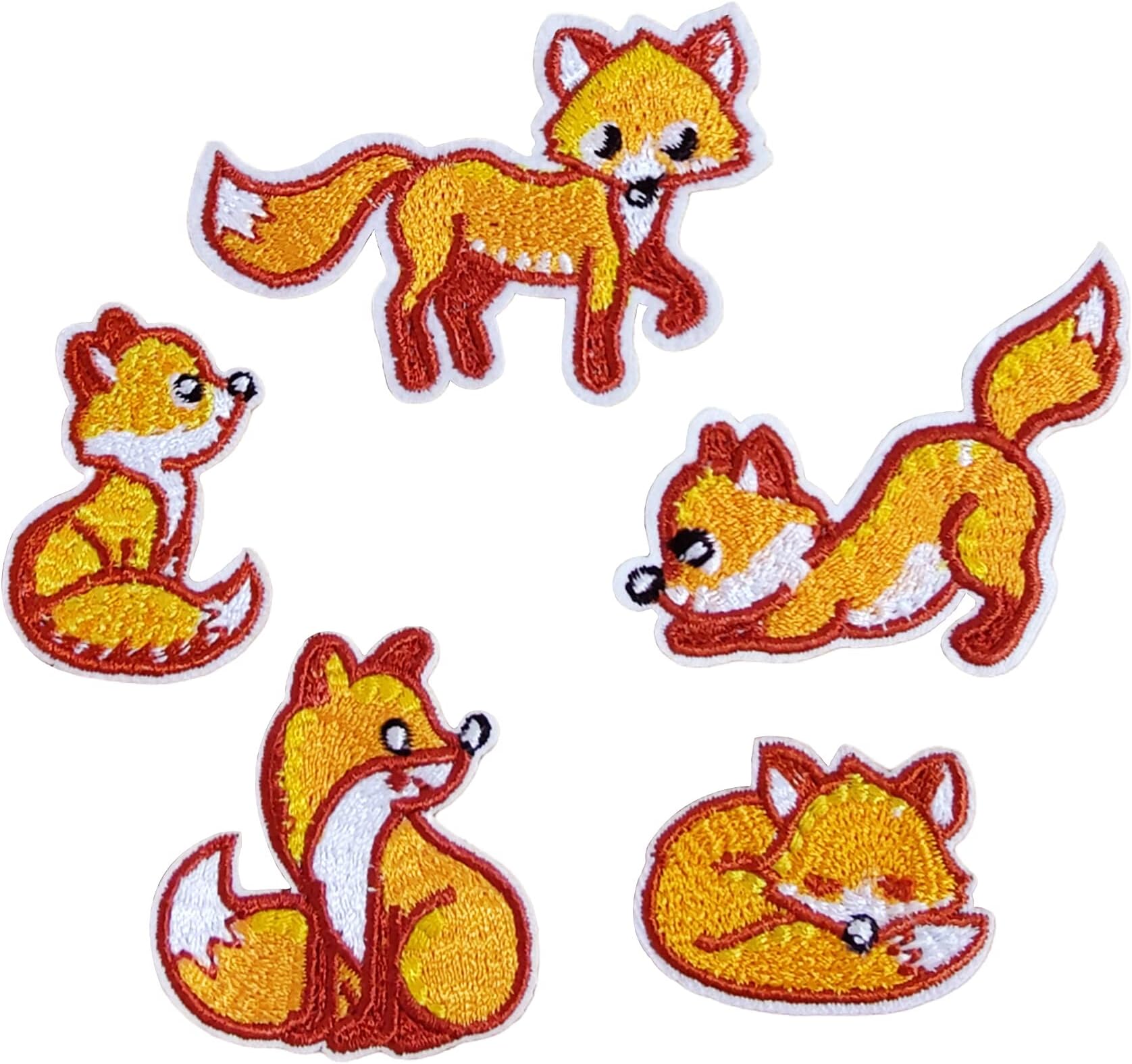 Amazon.com: Fox Mountain Silhouette Patch Embroidered Applique Badge ...