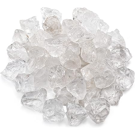 Amazon.com: FIREBOOMOON 2lb/950g Rough Natural Clear Quartz Stone Raw ...