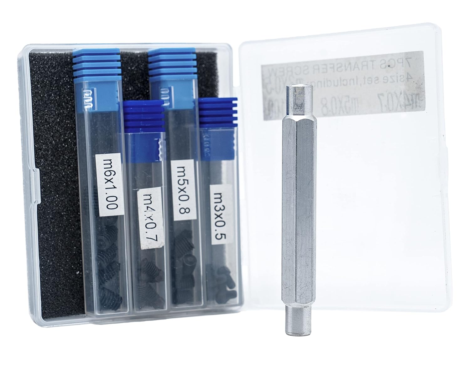 Transfer Screw Set (25PCS M3 x .5, M4 x .7, M5 x .8, M6 x 1 Set ...