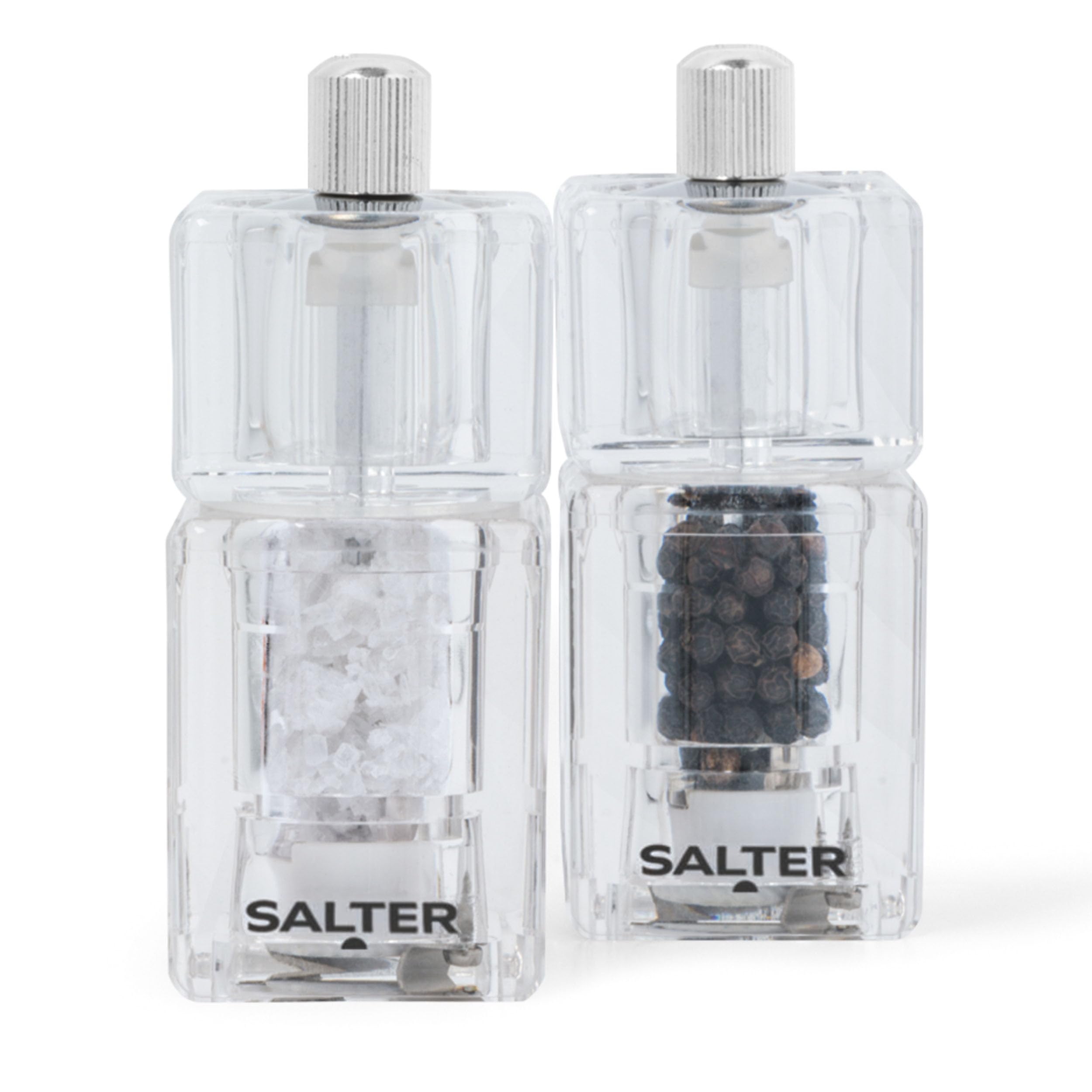 Amazon.com: Salter 7605 CLXR Mini Salt & Pepper Grinder Set – Compact ...