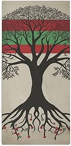 Amazon.com: WYUSPGK Towels for Bathroom,Tree of Life Palestinian Flag Print Gym Towel,Travel ...