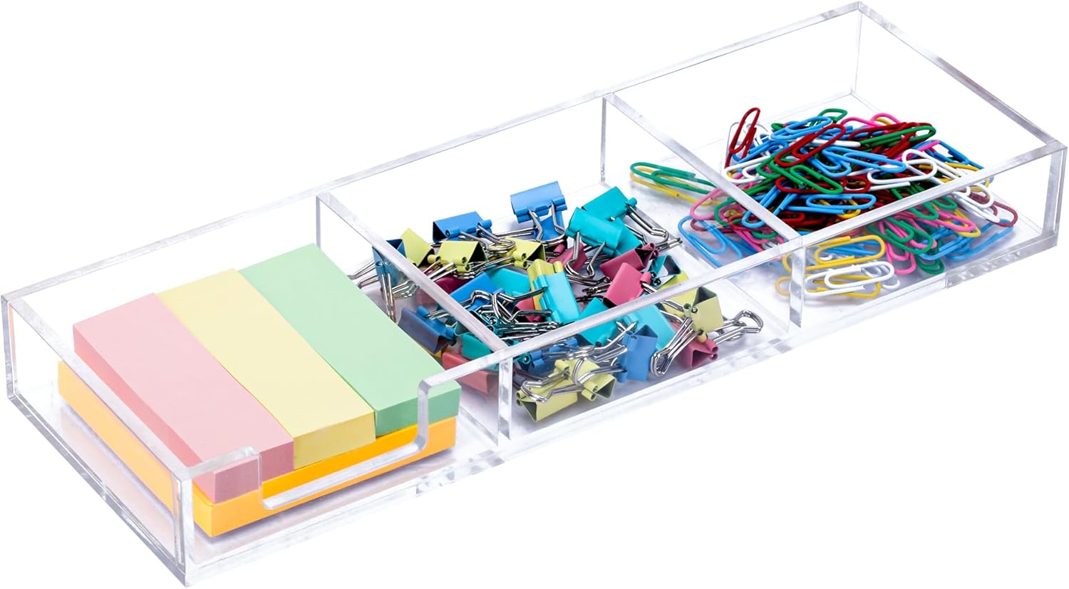 Amazon.com: WORHE Sticky Note Dispenser Clear Acryli Post it Notes ...