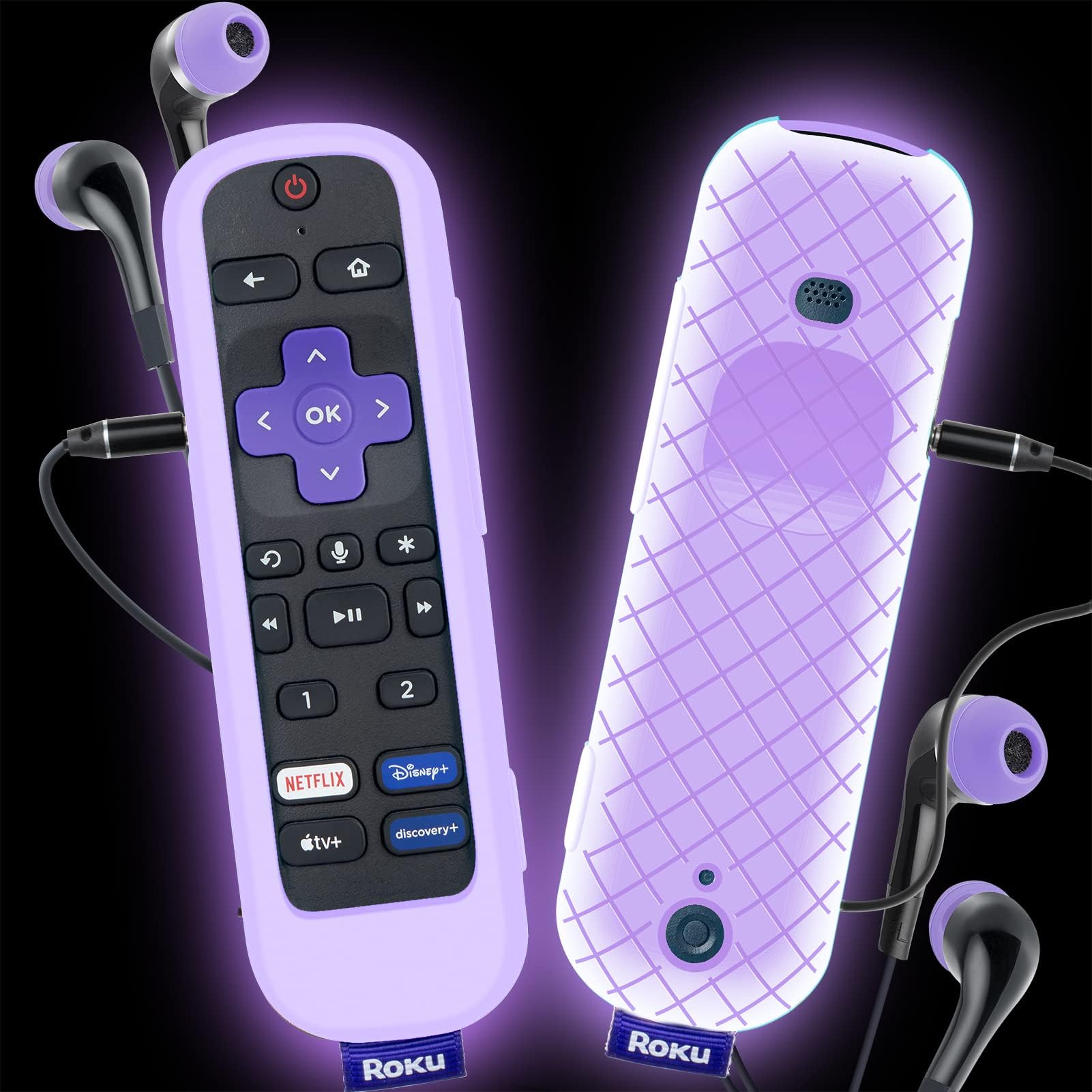 Amazon.com : Case for Roku Voice Remote Pro, Cover for Roku Headphone ...