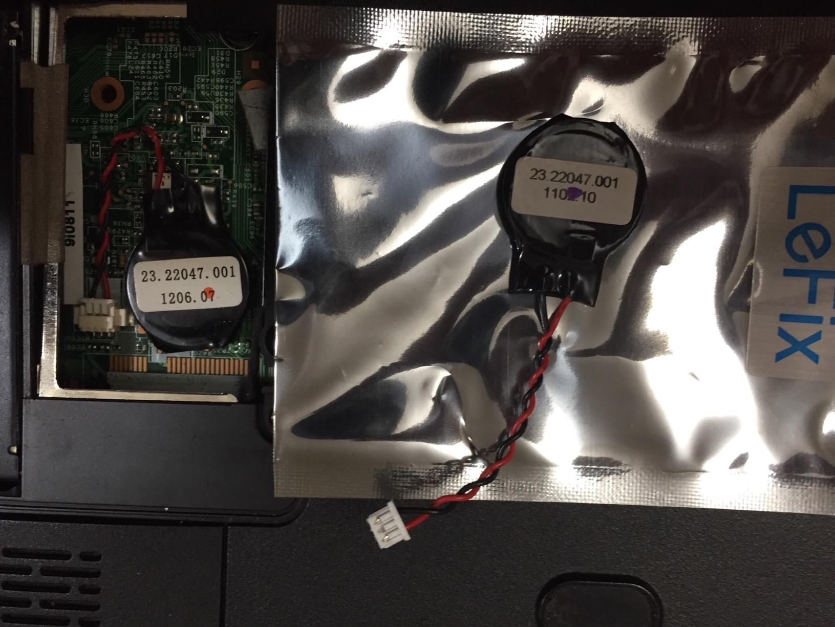 Amazon.com: Replacement CMOS Battery 3Pin(Empty Hole Between 2 Contact ...