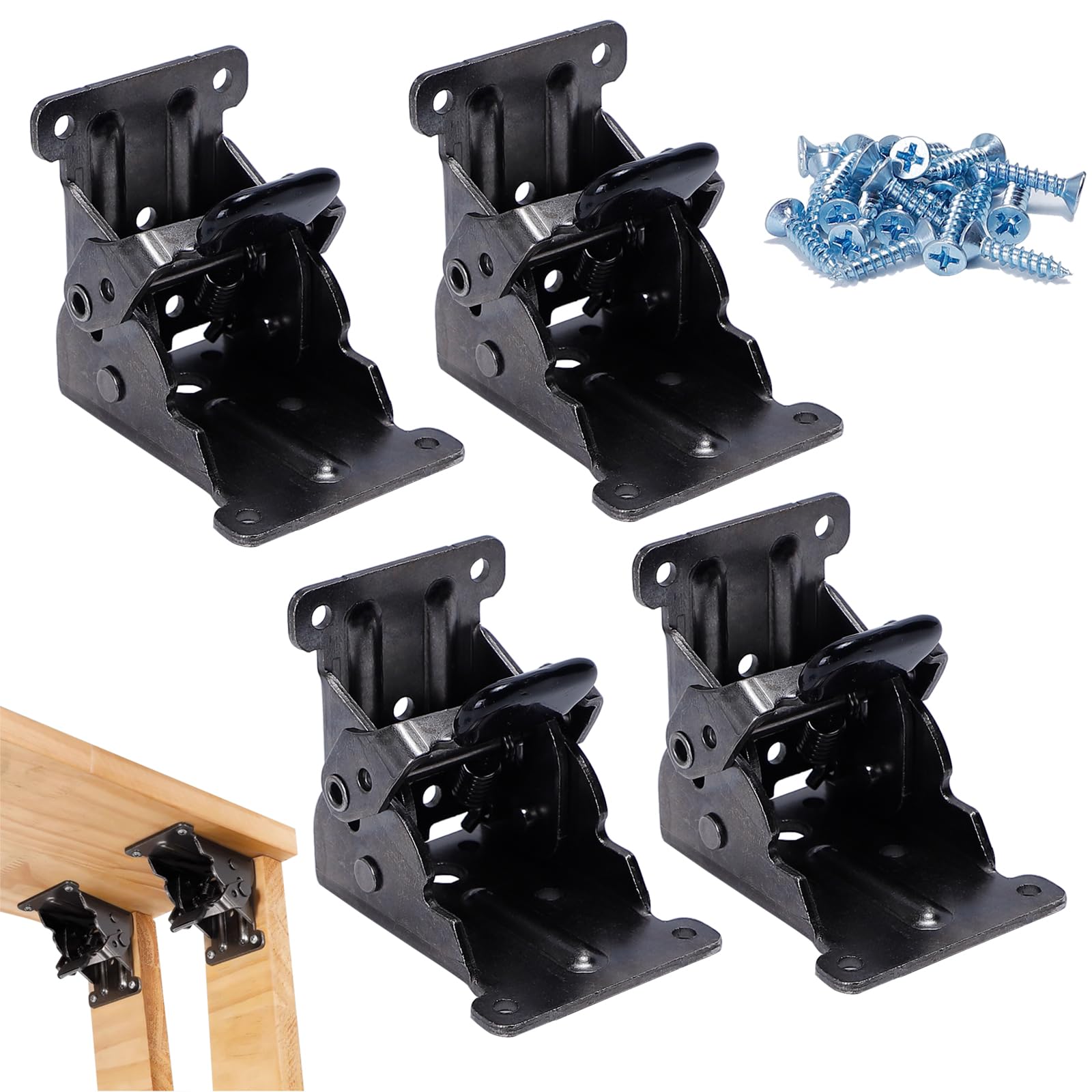 Amazon.com: Li-TianFeng Folding Table Legs, Folding Bracket, self ...