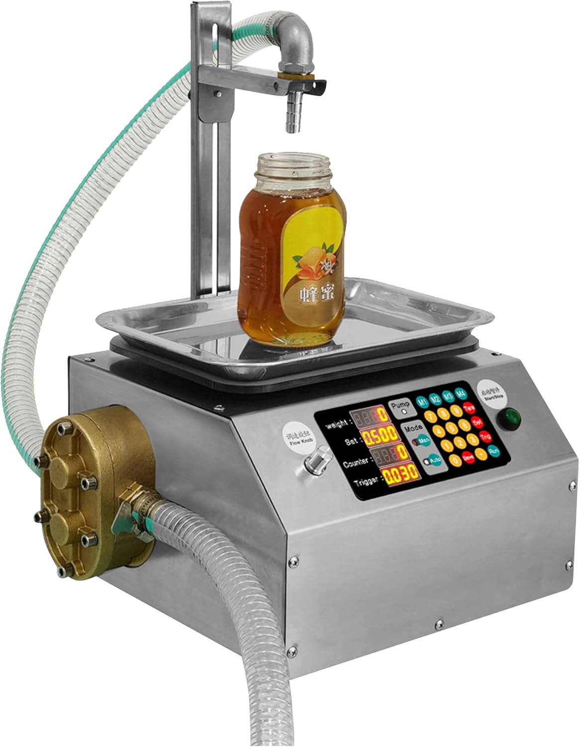 Small Honey Filling Machine - Precise 20-10000ml Liquid Filler for ...