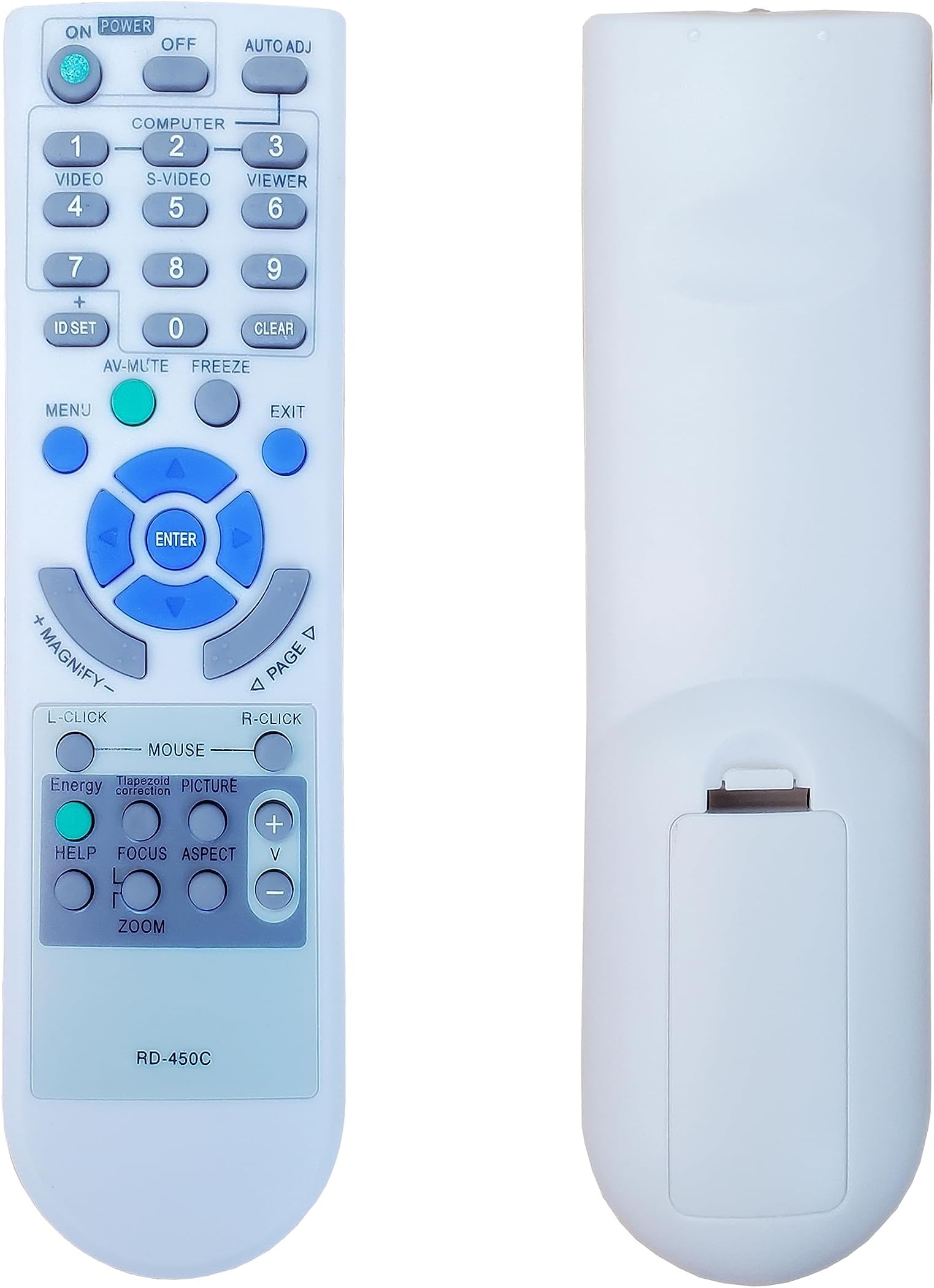 Buy TECVITY® Remote Control Replacement for NEC Projector Remotes ...