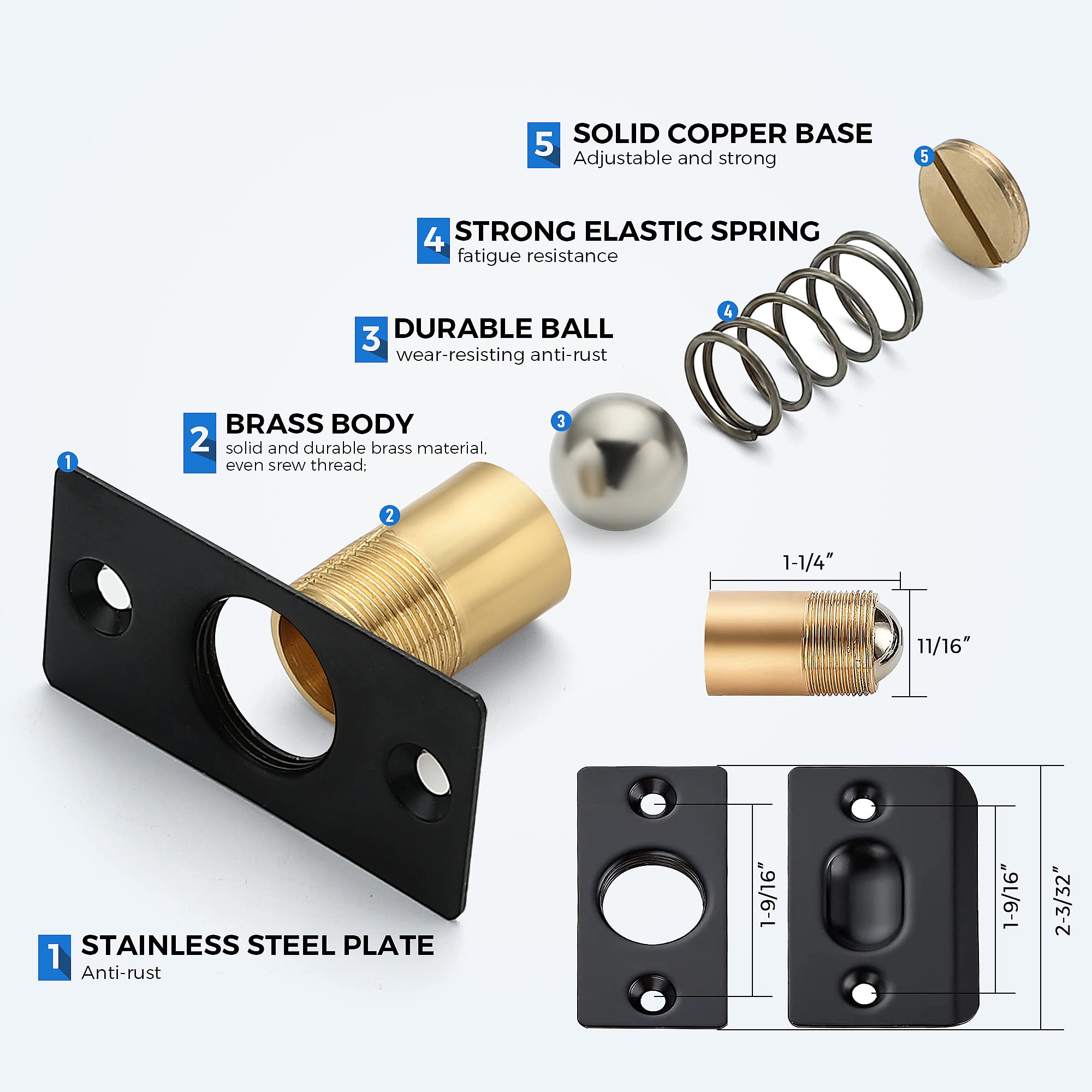 Ball Bearing Door Catch