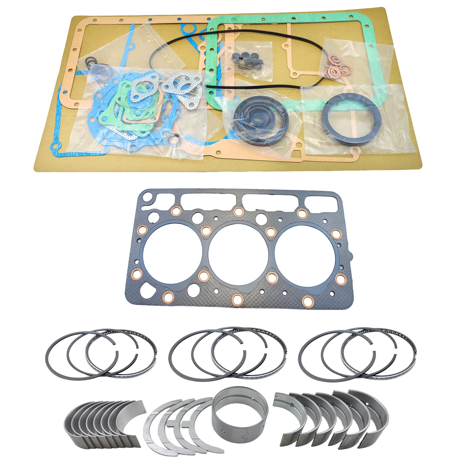 Amazon.com: D850 Engine Full Set Re-Ring Kit for Kubota D850 D850BH ...