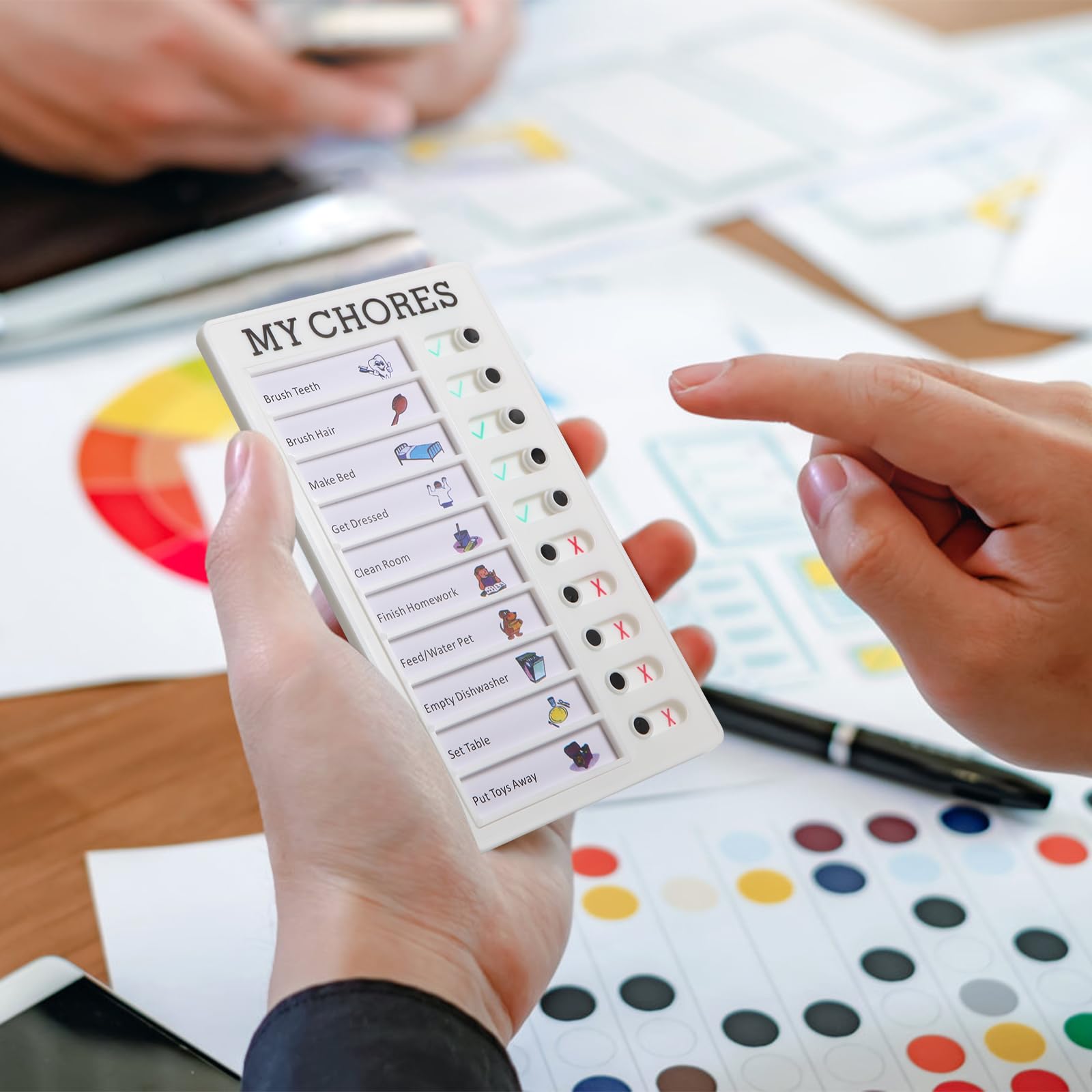 Snapklik.com : Chore Chart For Kids Multiple Kids To Do List Chore ...