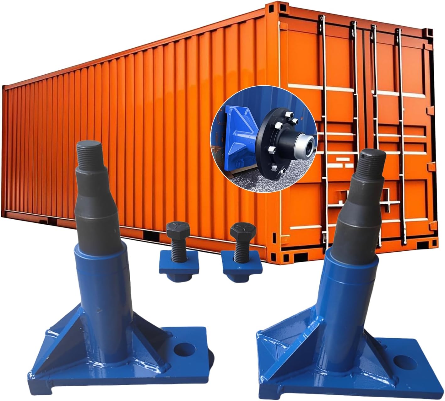Amazon.com: Superior Shipping Container Axels, Shipping Container Wheel ...