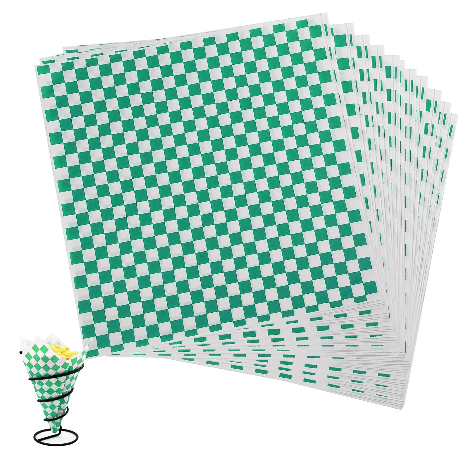 Food Grade Wrap Paper, 100 Sheets Greaseproof Paper Sheets, Oil-Proof ...