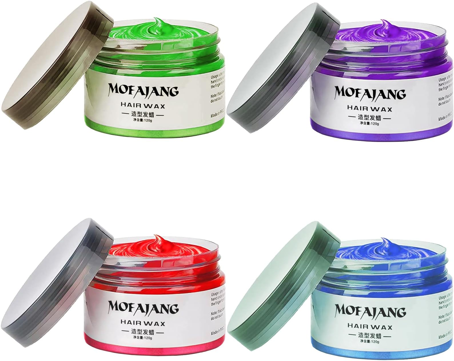 Amazon.com: EFLY Temporary Hair Color Chalk For Kids, Hair Wax Color ...