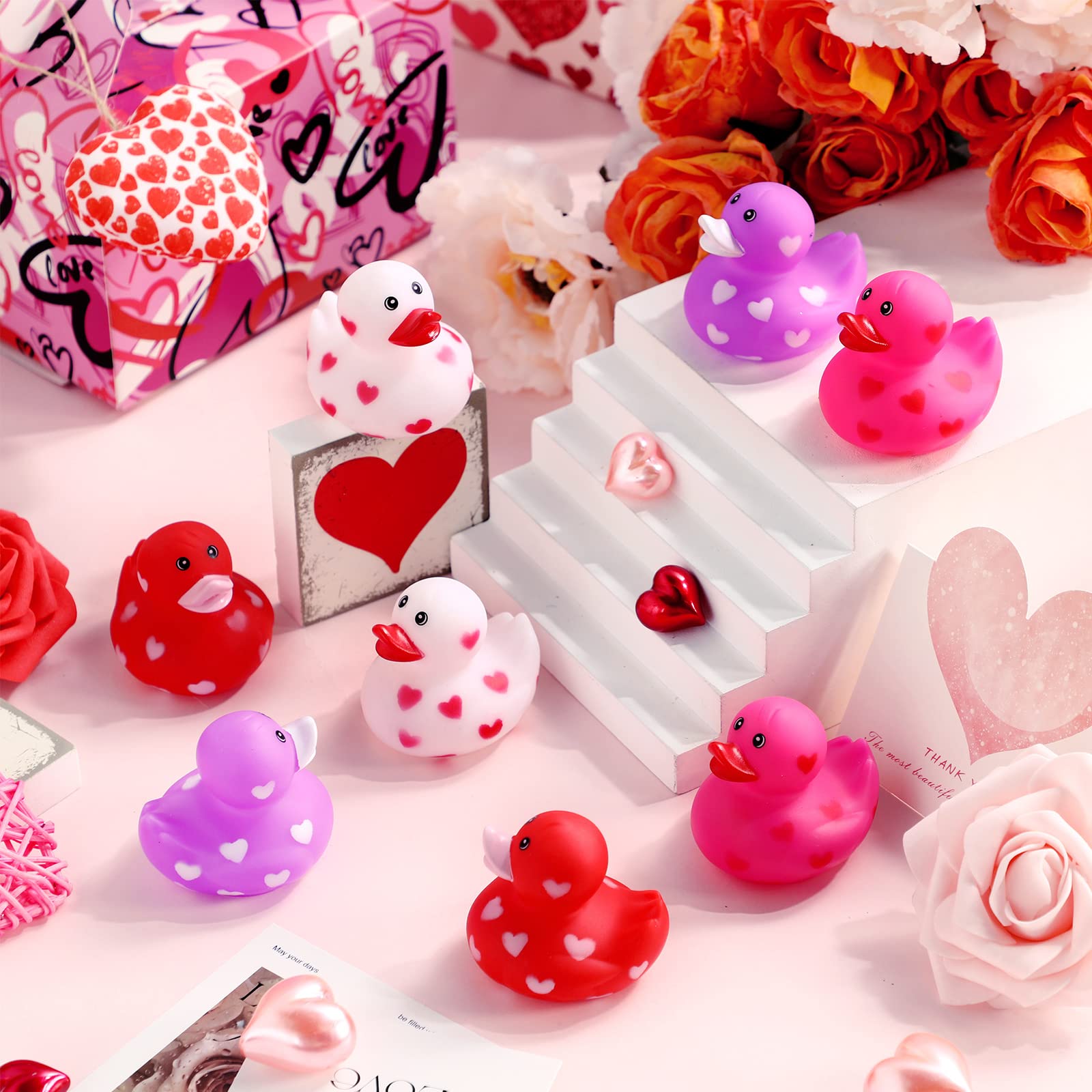 Snapklik.com : 2 Inch Valentine Rubber Duckies 12 24 48 Packs ...