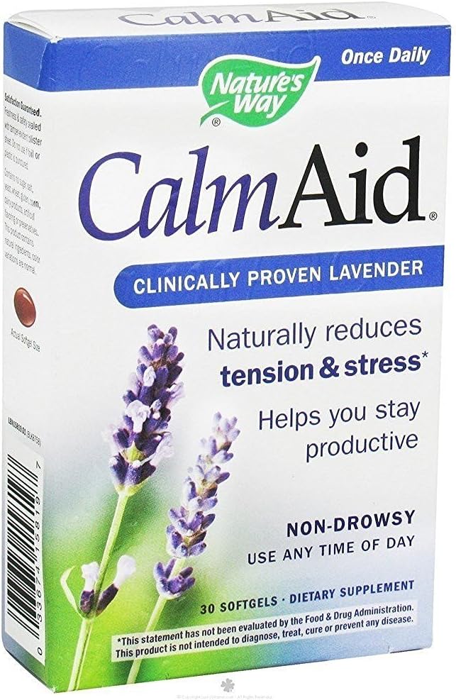 Amazon.com: Nature's Way Calm-aid, 30 Softgels : Health & Household