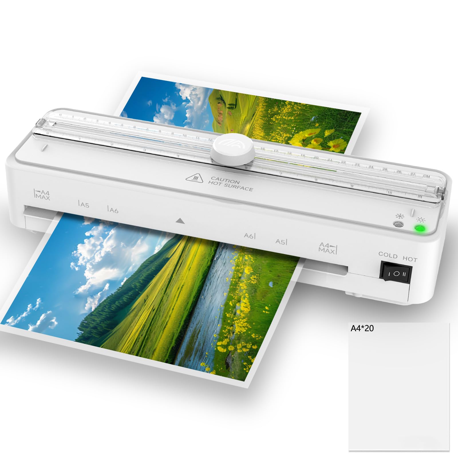 Amazon.com : Laminator, 9 Inch Laminator Machine with 20 Laminating ...
