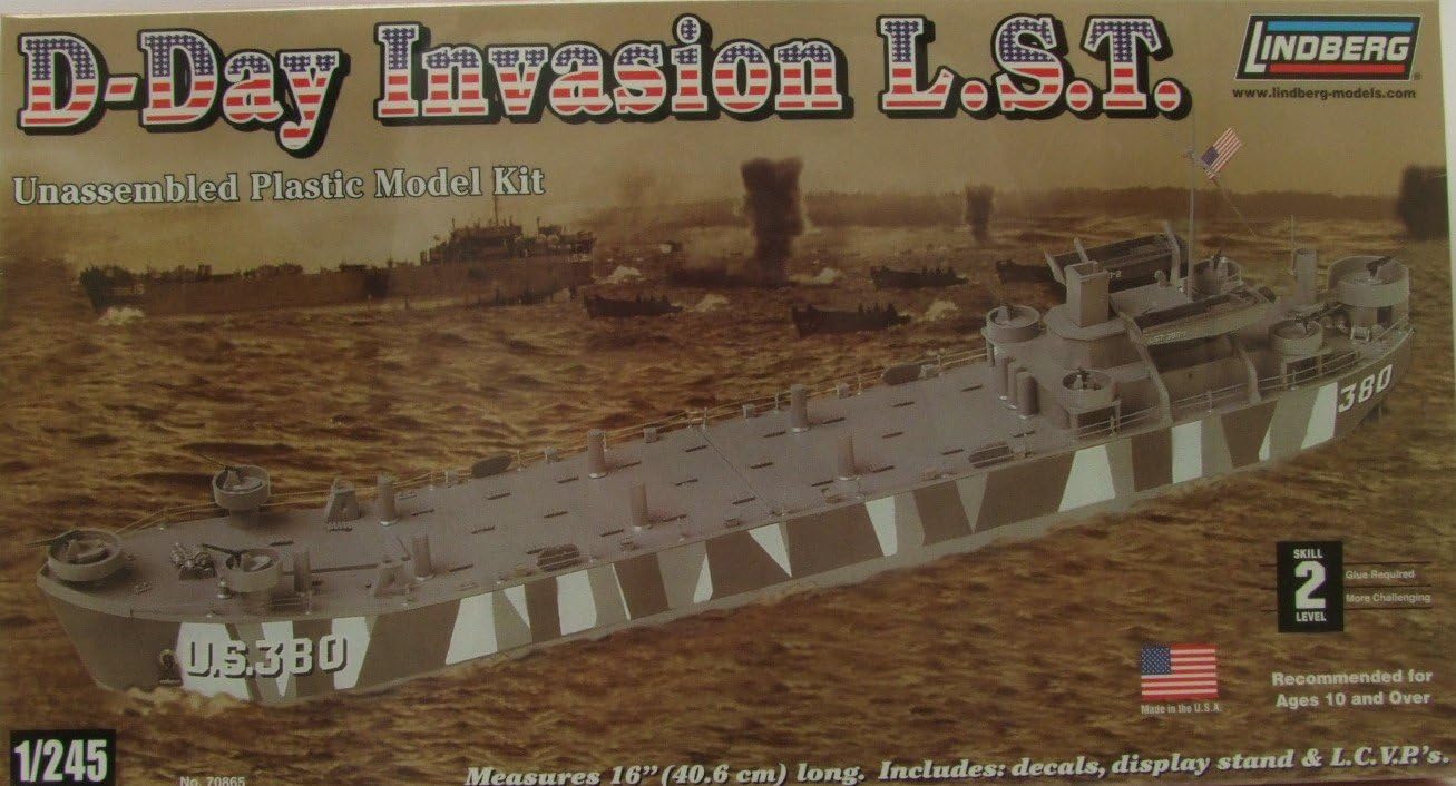 Amazon.com: Lindberg D-Day Invasion LST : Arts, Crafts & Sewing