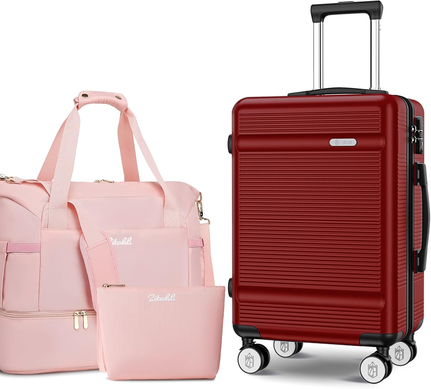 Amazon.com | Zitahli Carry on Luggage Sets, Expandable 3 Piece Suitcase ...