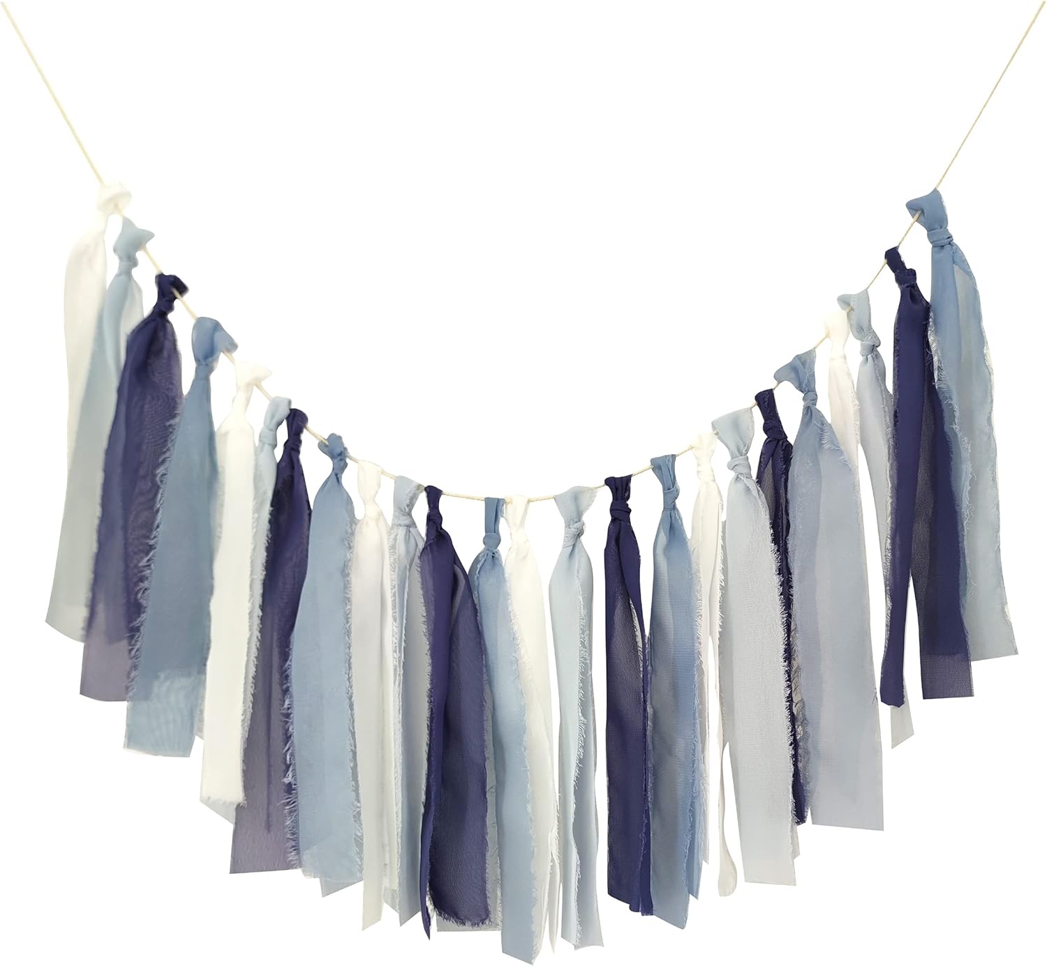 Amazon.com: Mybbshower Chiffon Tassel Garland for Home Decortaion ...