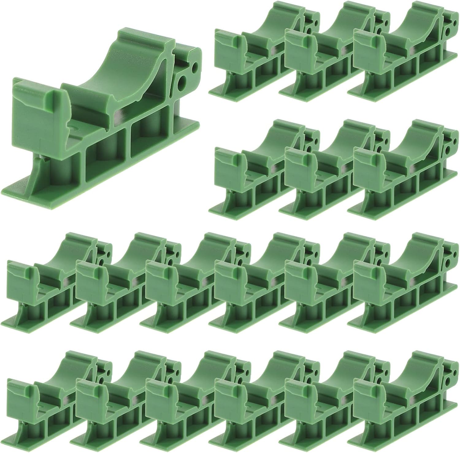 Amazon.com: 20pcs Pcb Mounting Bracket Din Rail Pcb Mount Rail Carrier ...