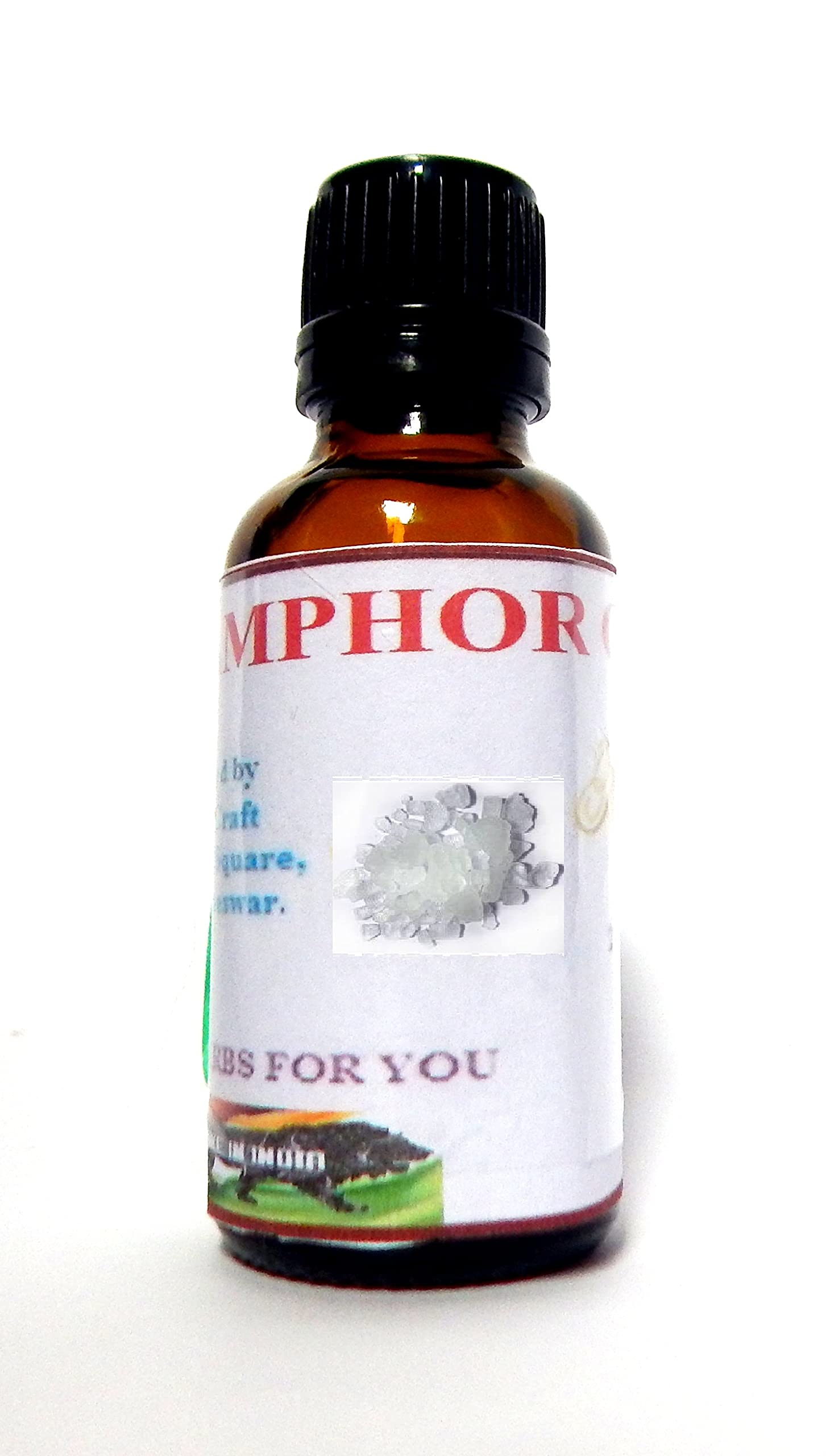 Buy Xetomos Bhimseni Camphor Kapoor essential oil 30g Kaafoor, Qaafoor ...
