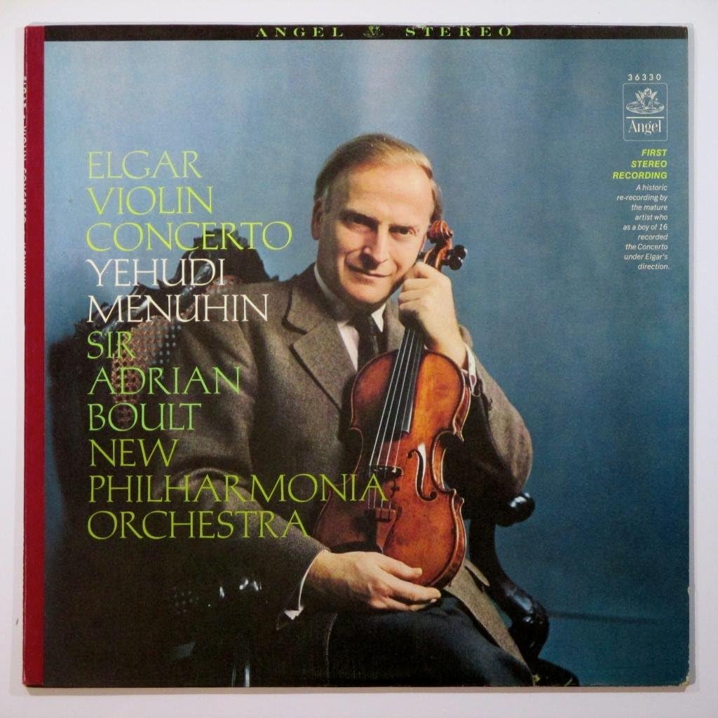 Yehudi Menuhin, Elgar, Sir Adrian Boult, New Philharmonia Orchestra ...