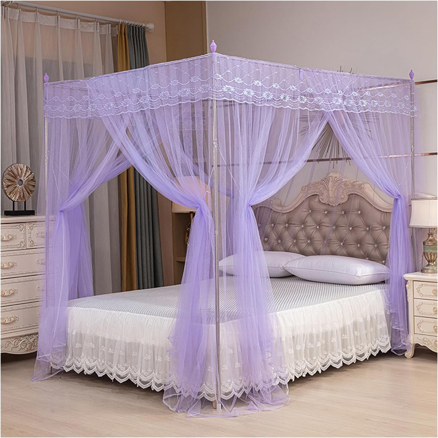 Amazon.com: Mosquito Net Tent for Bed, bed canopy mosquito netting for ...
