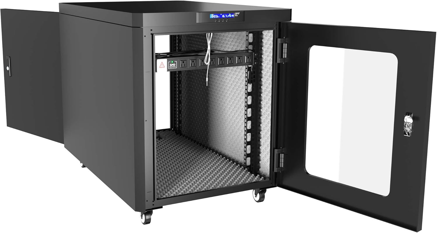12U Acoustic Soundproof Server Rack with Locking Australia | Ubuy