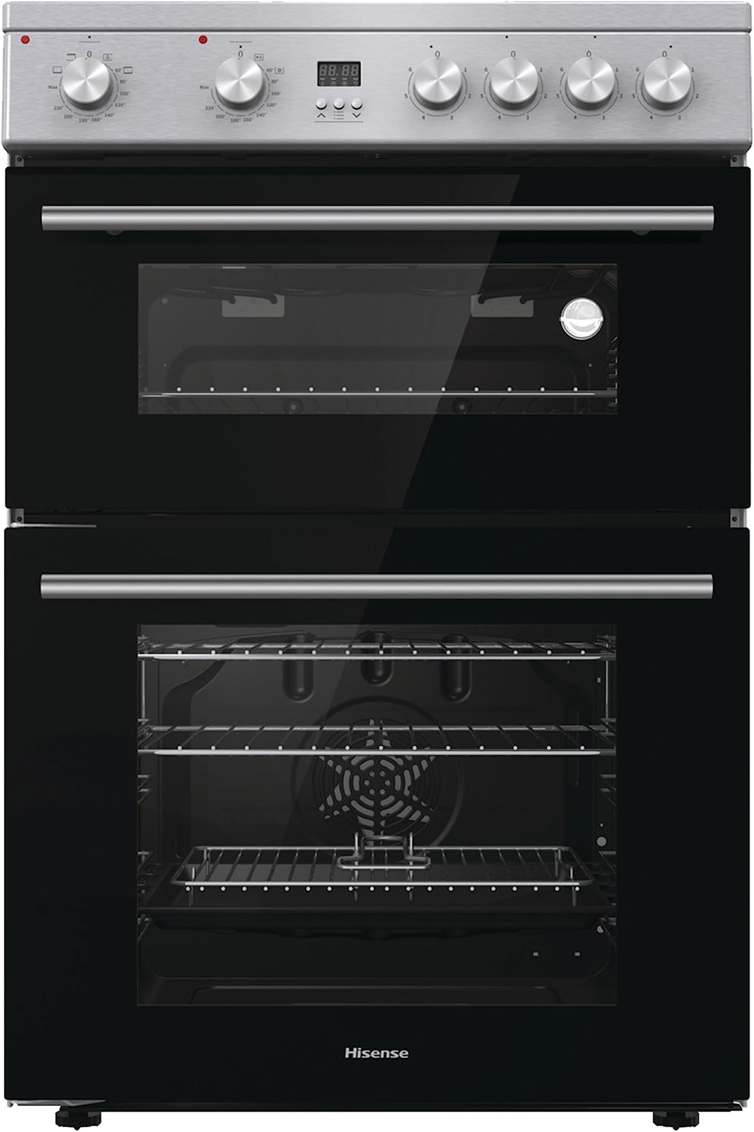 Hisense HDE3211BXUK 60cm Electric Cooker with Ceramic Hob - Brushed ...
