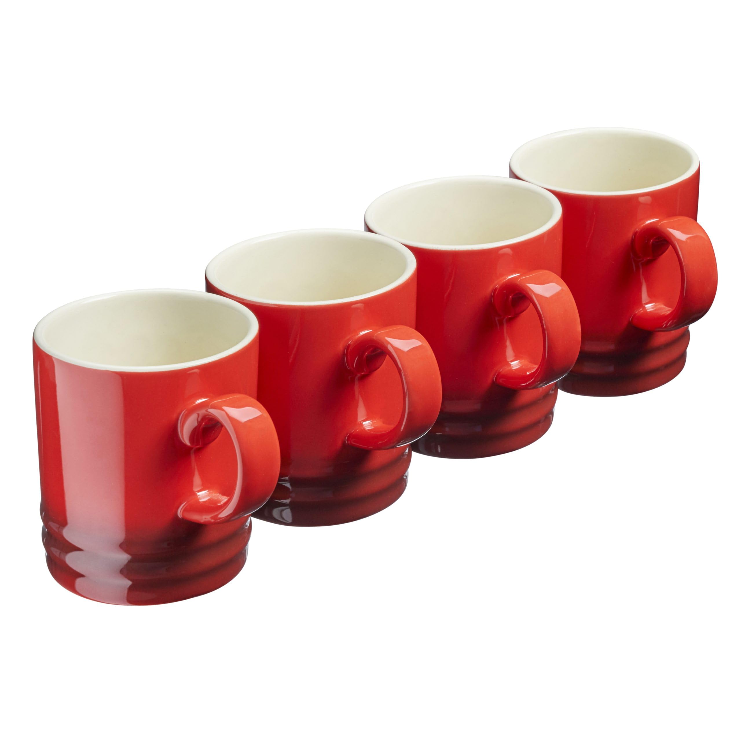 Cooks Professional Mugs |Set of 4 Mugs | Stoneware | 350ml | Tea ...