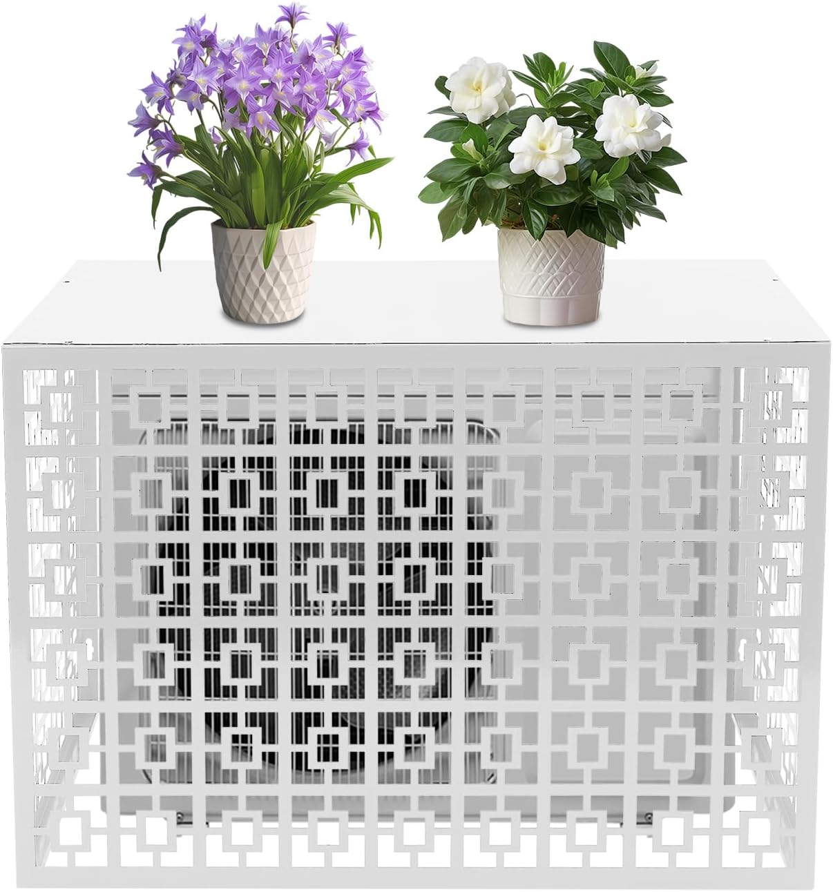 Amazon.com : Air Conditioner Fence for Outside, Air Conditioner Privacy ...