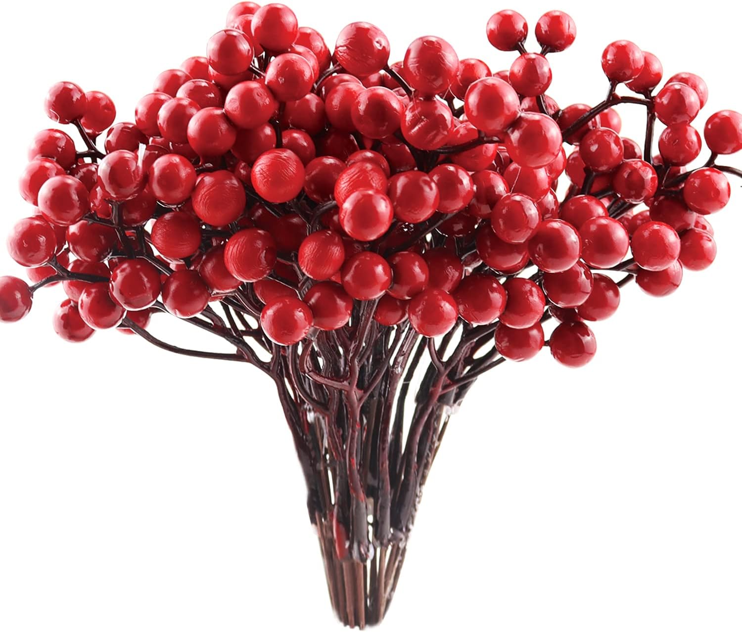 Decoration Noel Baies Rouges de Noël Artificielles Branche de Houx 200 ...