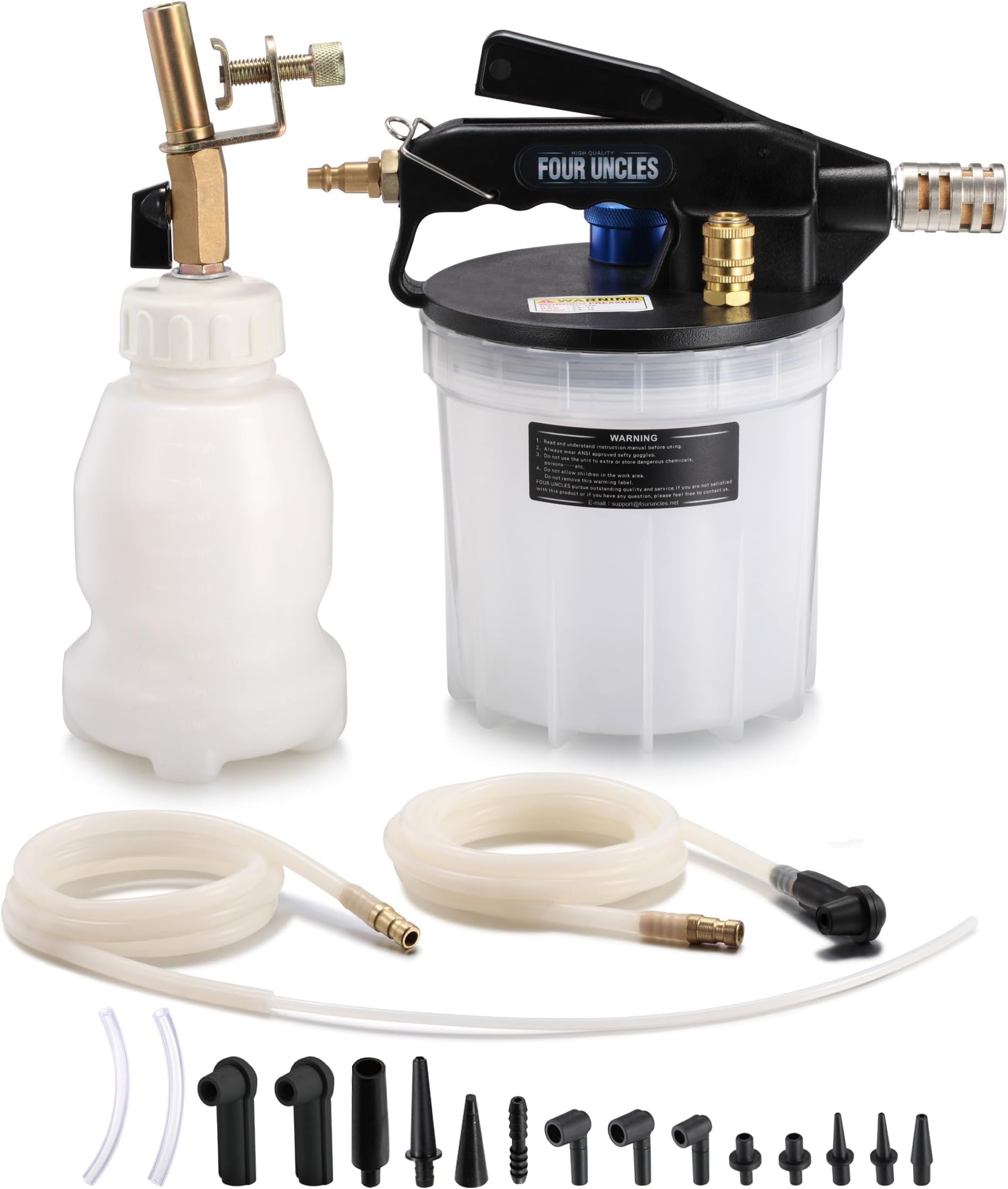 Amazon.com: ATPEAM Pneumatic Vacuum Brake and Clutch Fluid Bleeder Tool ...