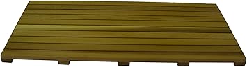 Amazon.com: 18" X 36" Rectangle Western Red Cedar Garden Deck Tile with ...