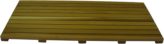 Amazon.com: 18" X 36" Rectangle Western Red Cedar Garden Deck Tile with ...