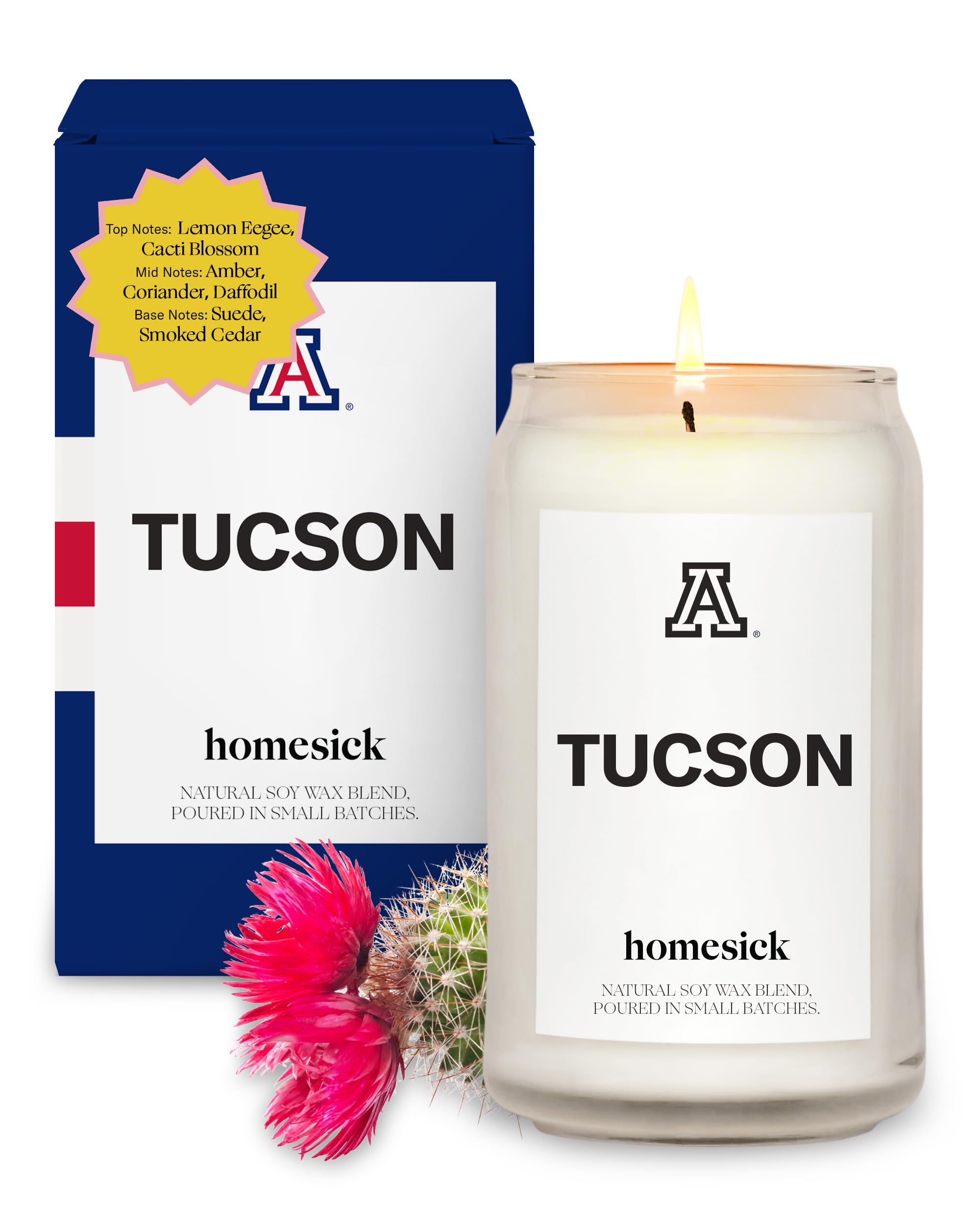 Amazon.com: Homesick Scented Candles for Home (Tucson) - 13.75 oz Long ...