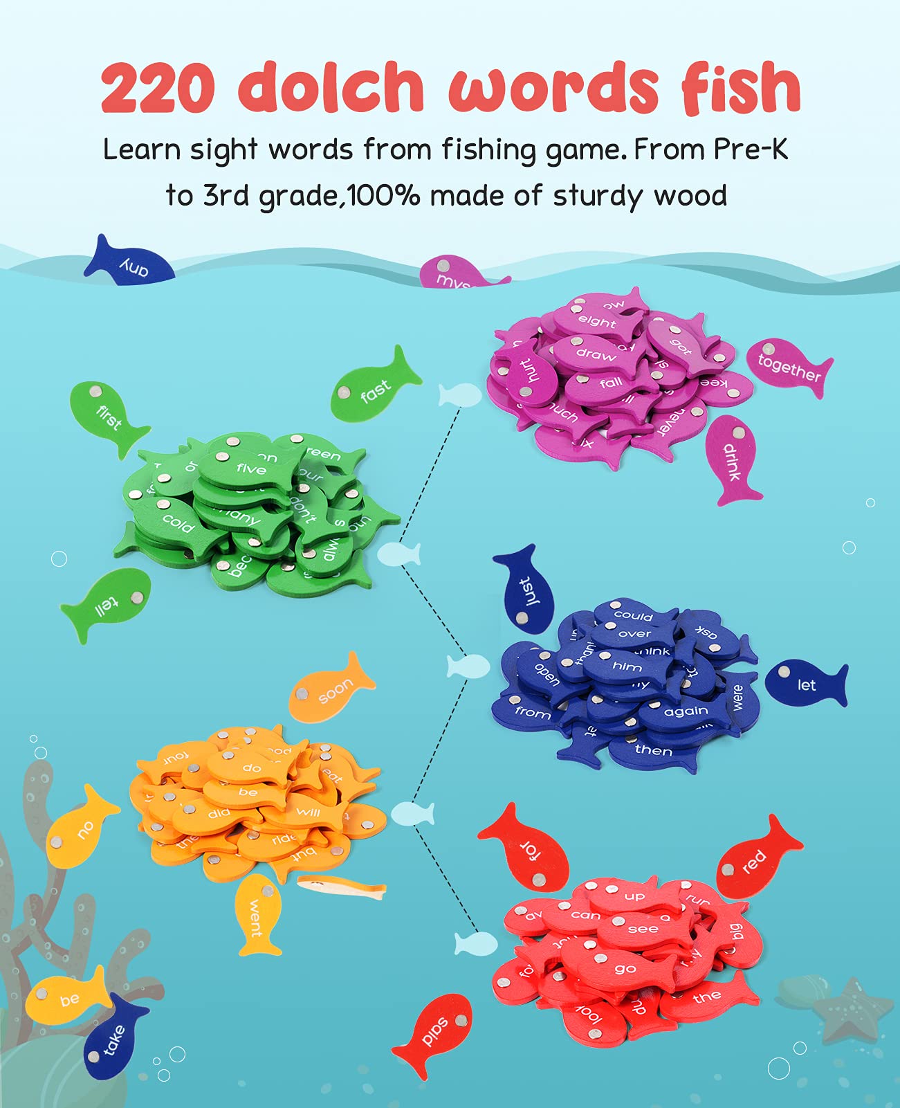 Gamenote Sight Words Wooden Magnetic Fishing Game 220 Dolch Word With gamenote-sight-words-wooden-magnetic-fishing-game-220-dolch-word-with