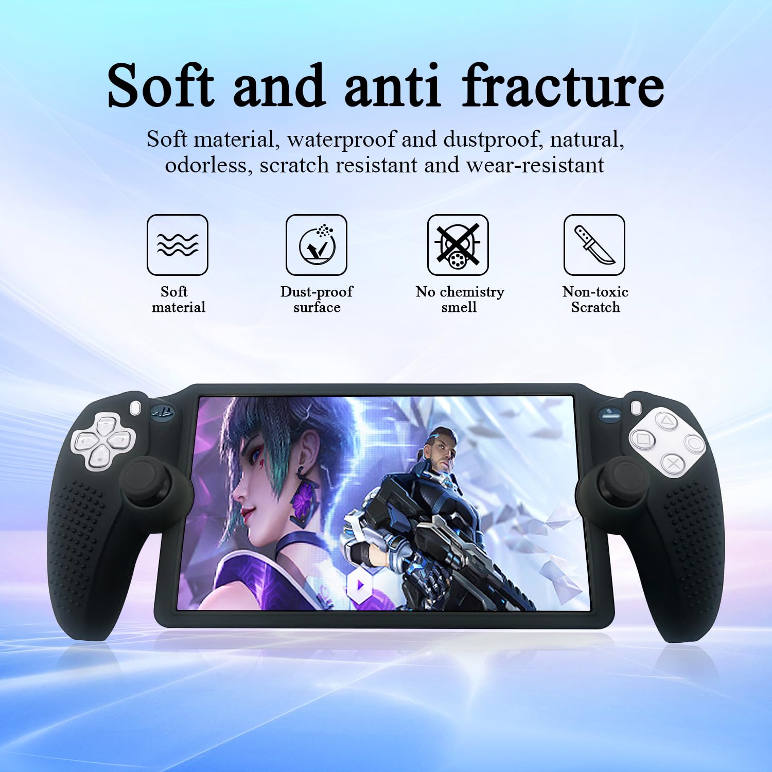 Snapklik.com : JOYSOG Anti-Slip Silicone Cover Case For Playstation ...