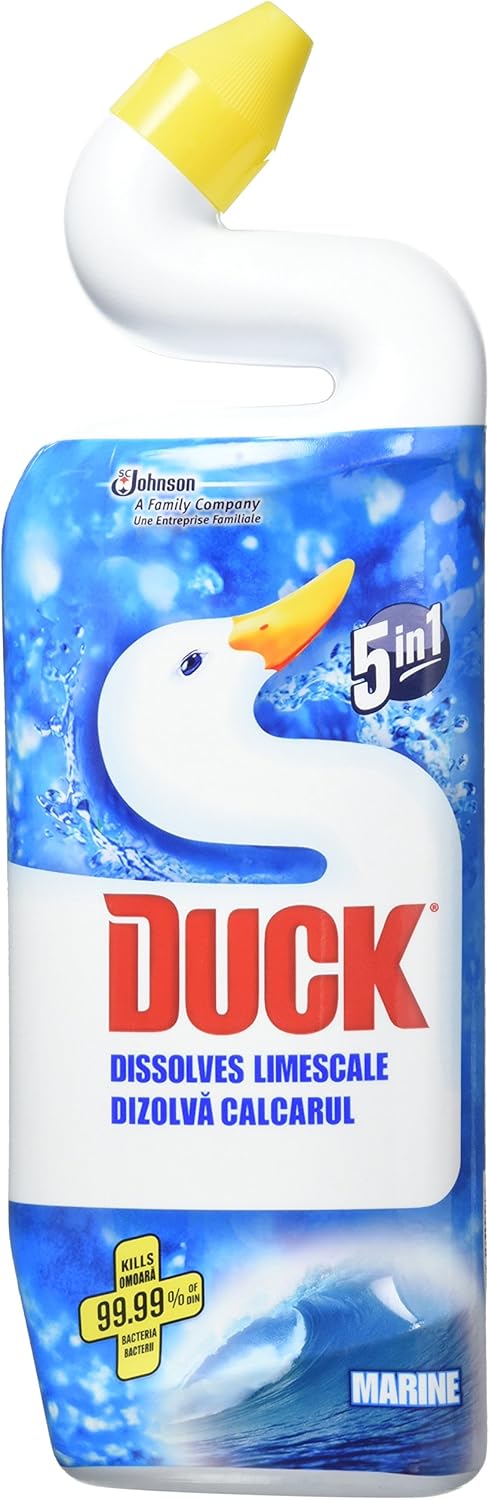 Duck 5-in-1 Liquid Toilet Cleaner Marine, 750ml : Amazon.co.uk: Grocery