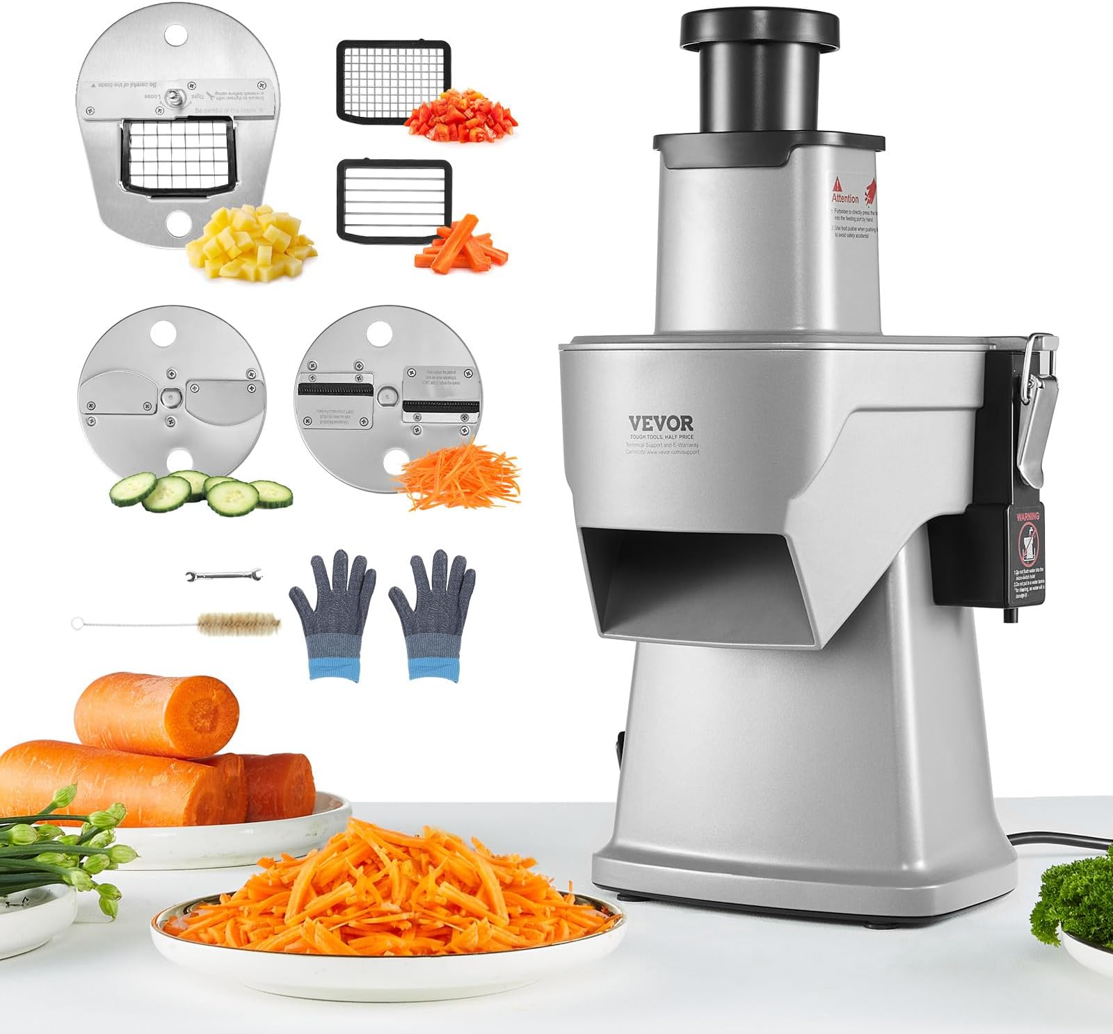 Amazon.com: Electric Automatic Vegetable Fruit Chopper, Commercial ...