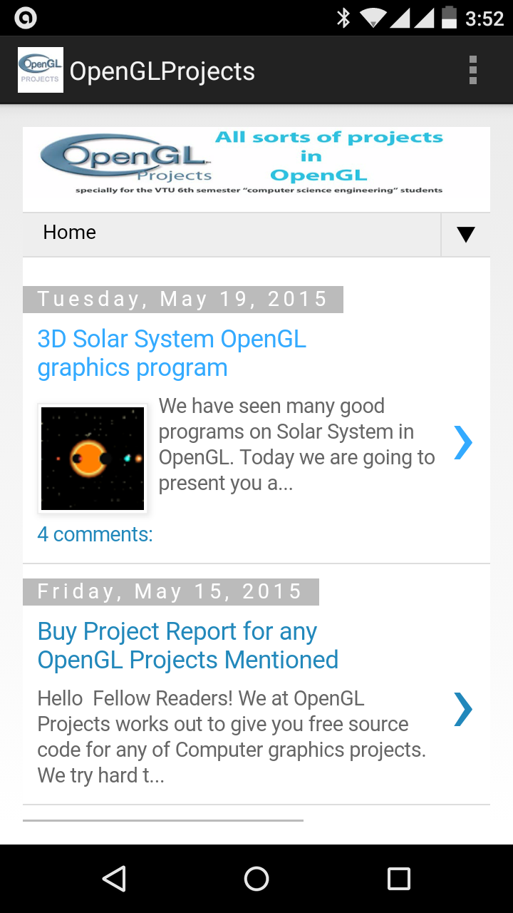 OpenGL Projects-Amazonアプリストアのアプリ