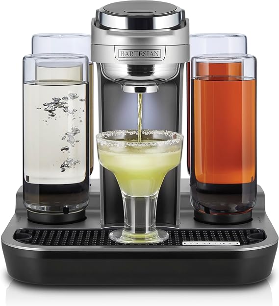 Amazon.com: Bartesian Professional Cocktail Machine, 5 Premium Glass ...